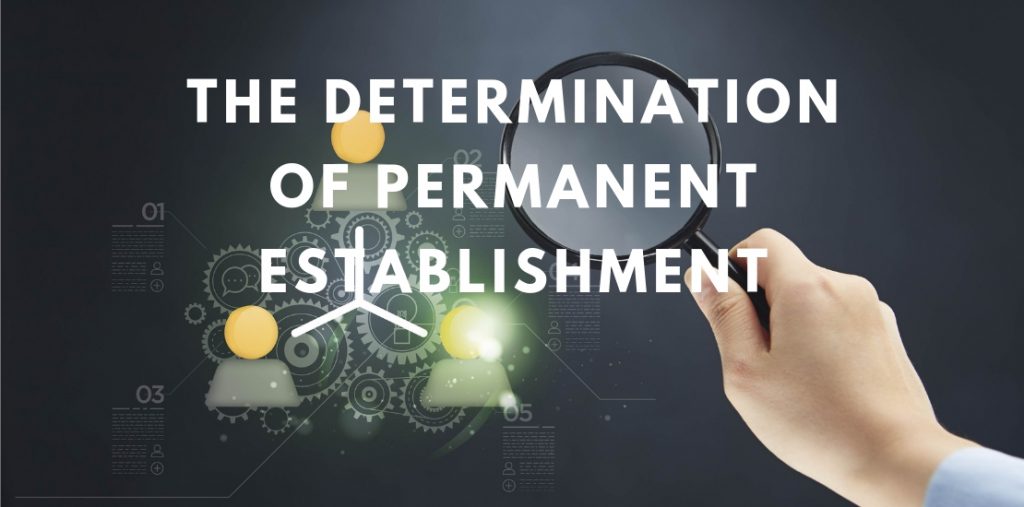 The Determination Of Permanent Establishment - GNV Consulting Services